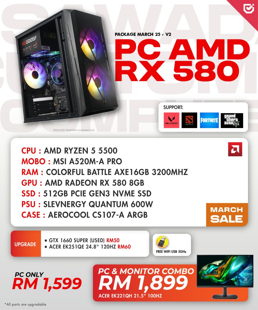 New Arrivals - Trusted MY PC Builder: SawadaTech