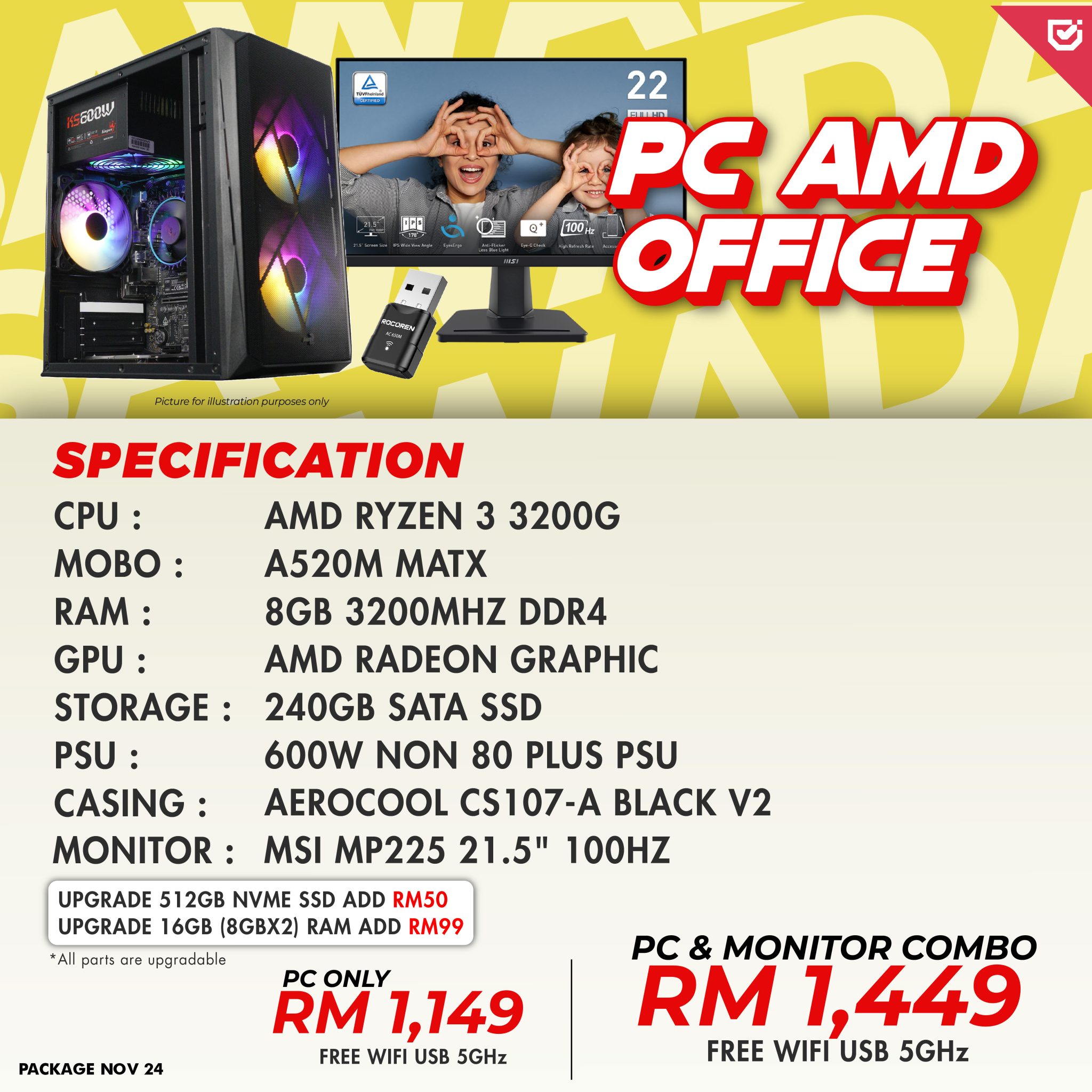 New Arrivals - Trusted MY PC Builder: SawadaTech