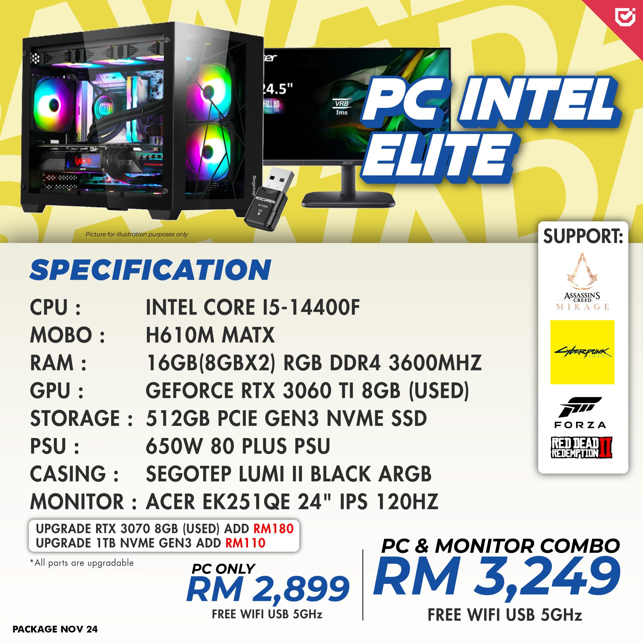 New Arrivals - Trusted MY PC Builder: SawadaTech