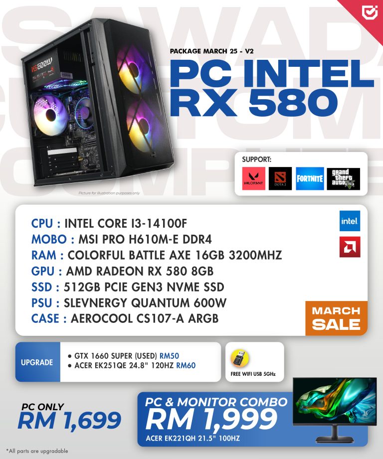 New Arrivals - Trusted MY PC Builder: SawadaTech