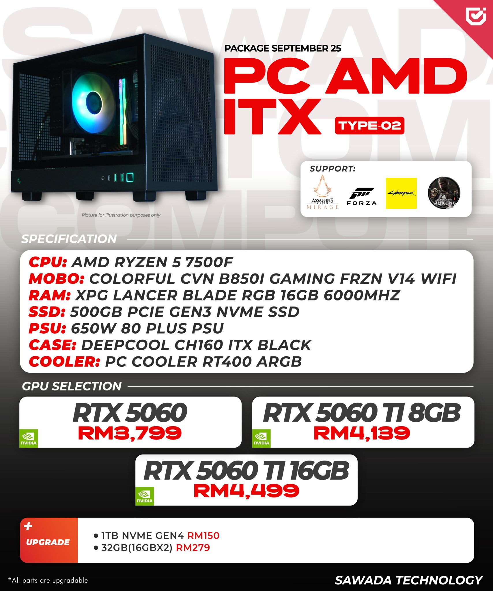 SAWADA TECH Trusted Builder | Custom & Gaming PC Malaysia